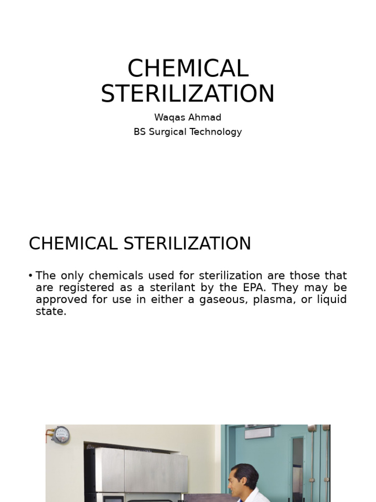 21 Chemical Sterilization | PDF | Sterilization (Microbiology) | Chlorofluorocarbon