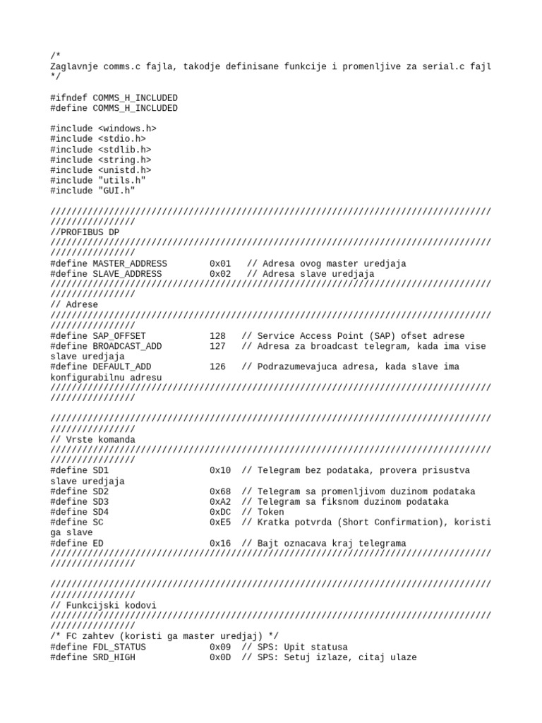 PROFIBUS Header | PDF