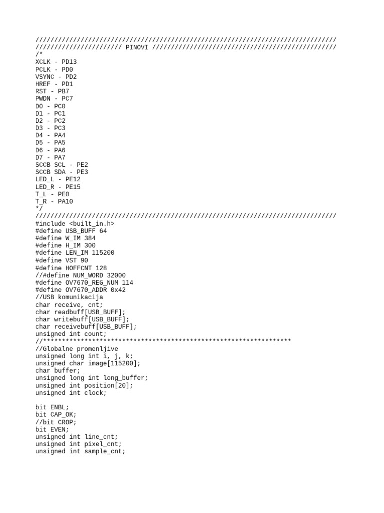 DCMI Camera Configuration Guide | PDF
