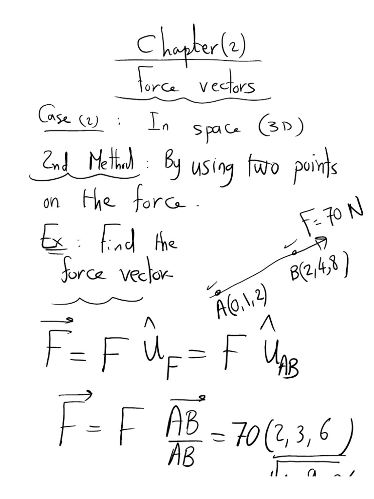ECU - Statics - Fall 2024 - Lecture 2 | PDF