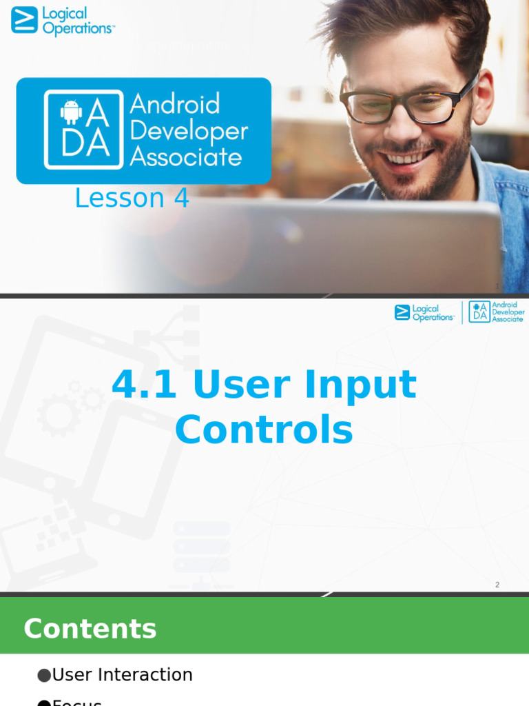 4.1 User Input Controls Ok1 | PDF | Computer Keyboard | Menu (Computing)