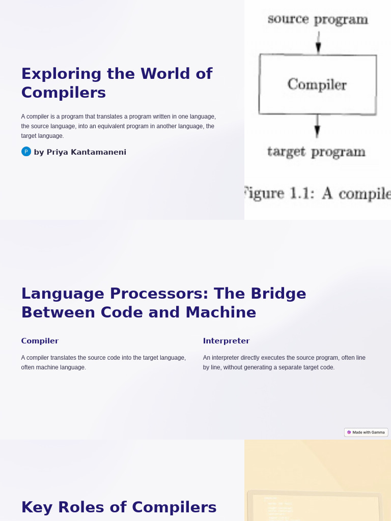 Exploring the World of Compilers | PDF | Compiler | Computer Program Exploring the World of Compilers | PDF | Compiler | Computer Program