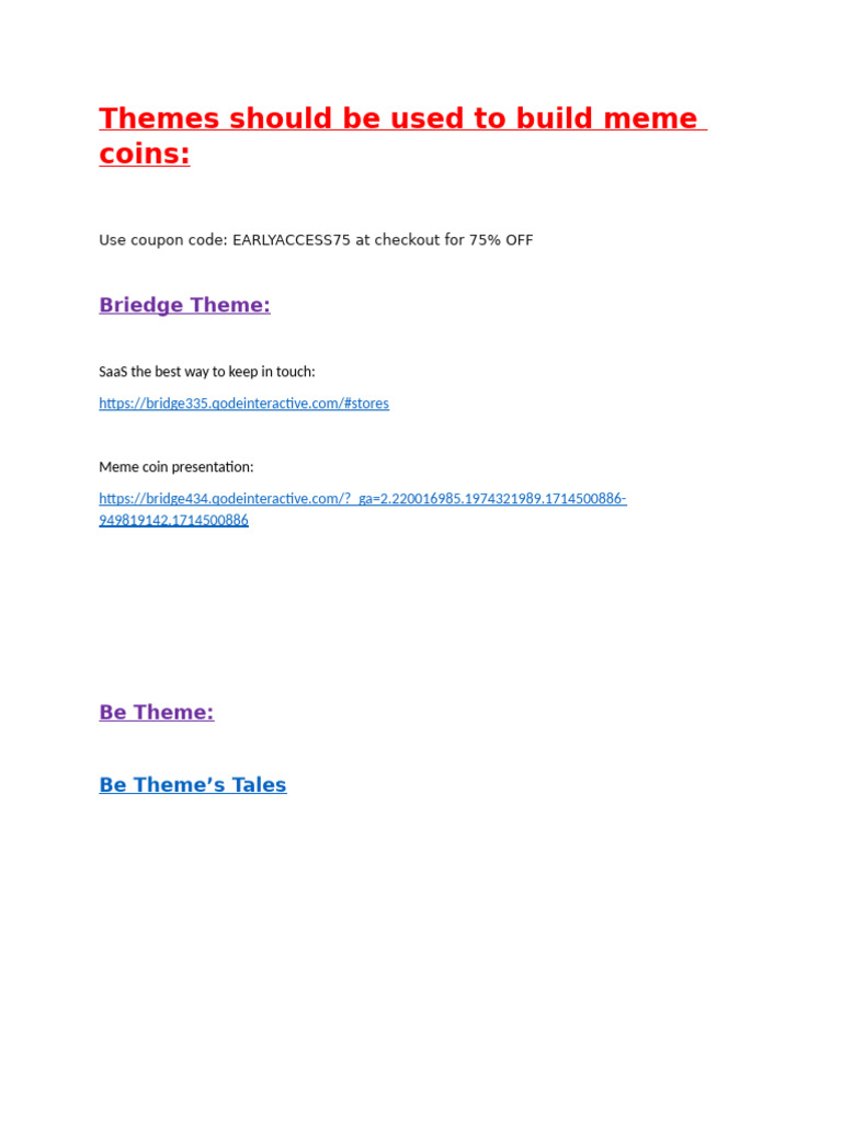 Build Meme Coins with Themes | PDF