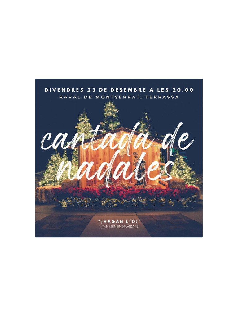 Villancicos Tradicionales de Navidad | PDF | Villancicos | Canciones de ...
