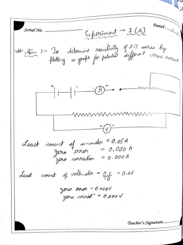 Physics Part A Exp. | PDF