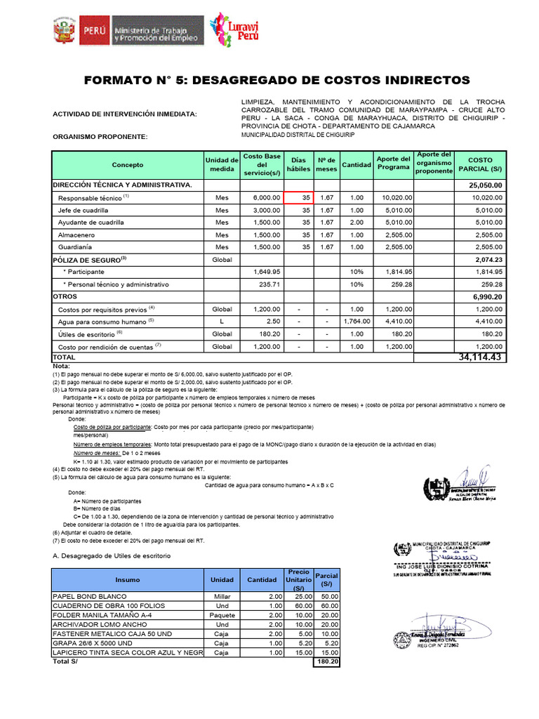 Formato 5 | PDF