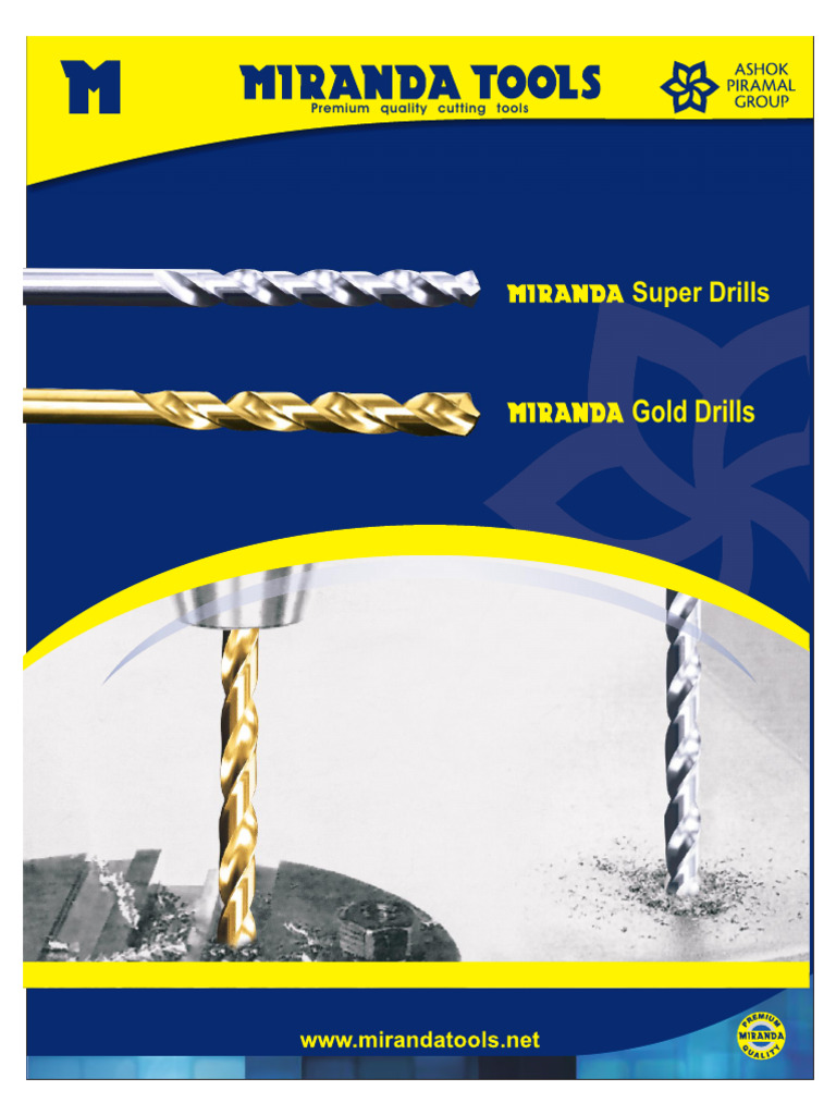 Hss Gold Super Drills | PDF | Drilling | Steel