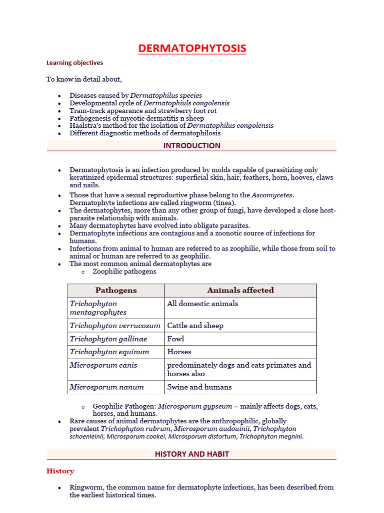 1687934141.23 Dermatophytosis | PDF | Clinical Medicine | Mycology