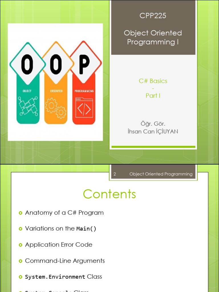 04 C Basics Part I Pdf Pdf C Sharp Programming Language Parameter Computer Programming