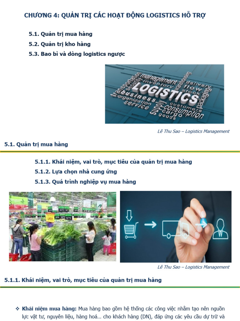 Quản trị Logistics - C5 | PDF