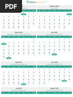 Aramco 2025 Operational Calendar | PDF | Semitic Words And Phrases