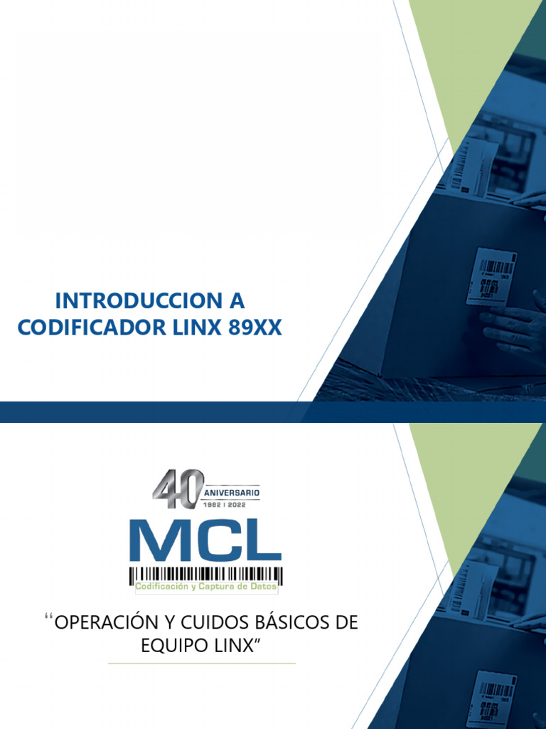 Guía de Operación Codificador Linx 8920 | PDF