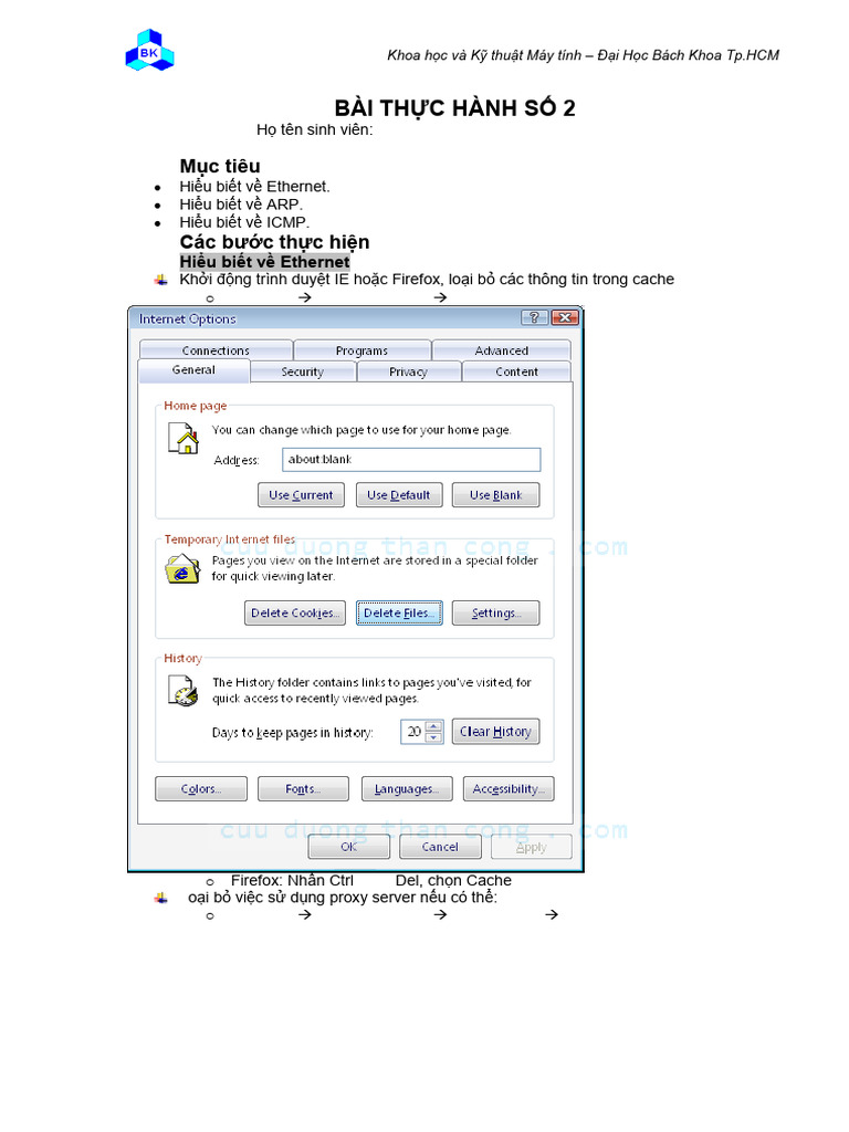 Mang May Tinh - Pham Tran Vu - Lab2 | PDF