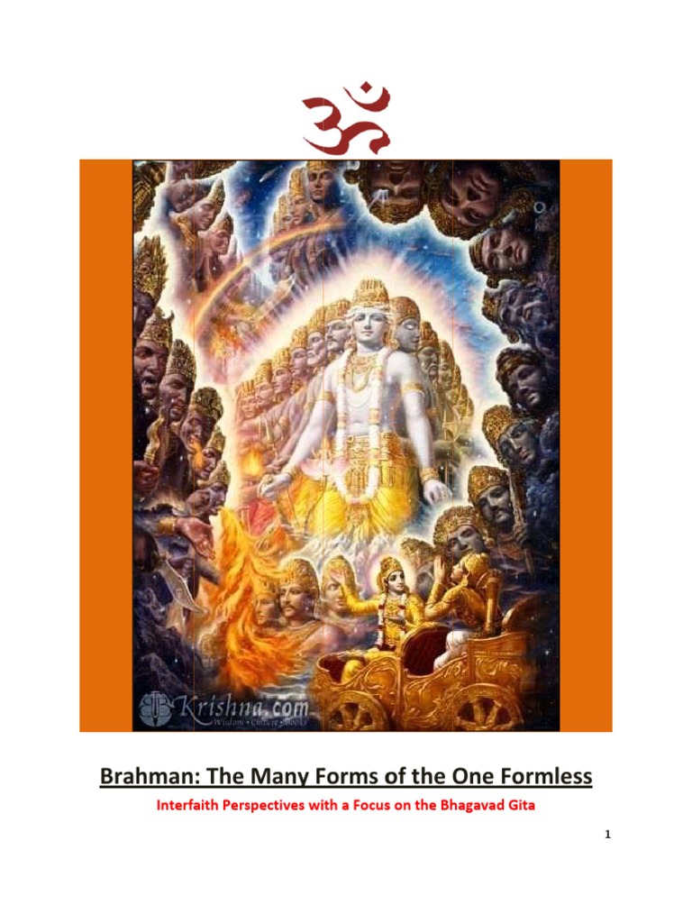 08 Many Forms of One Formless God Rev B | PDF | Vedanta | Brahman