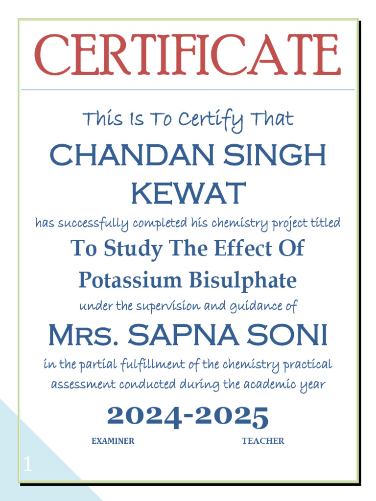 Chandan Singh Chemiswtry | PDF | Food Preservation | Experiment