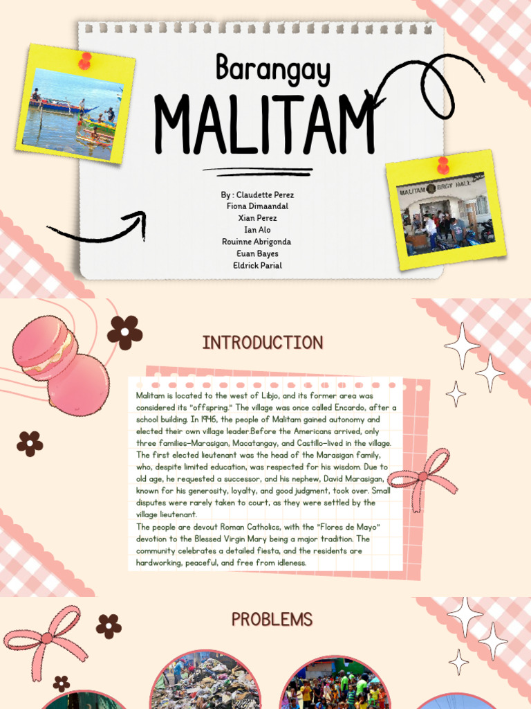 Pink Colorful Cute Illustrative Group Project Presentation (1) | PDF | Waste Management | Waste