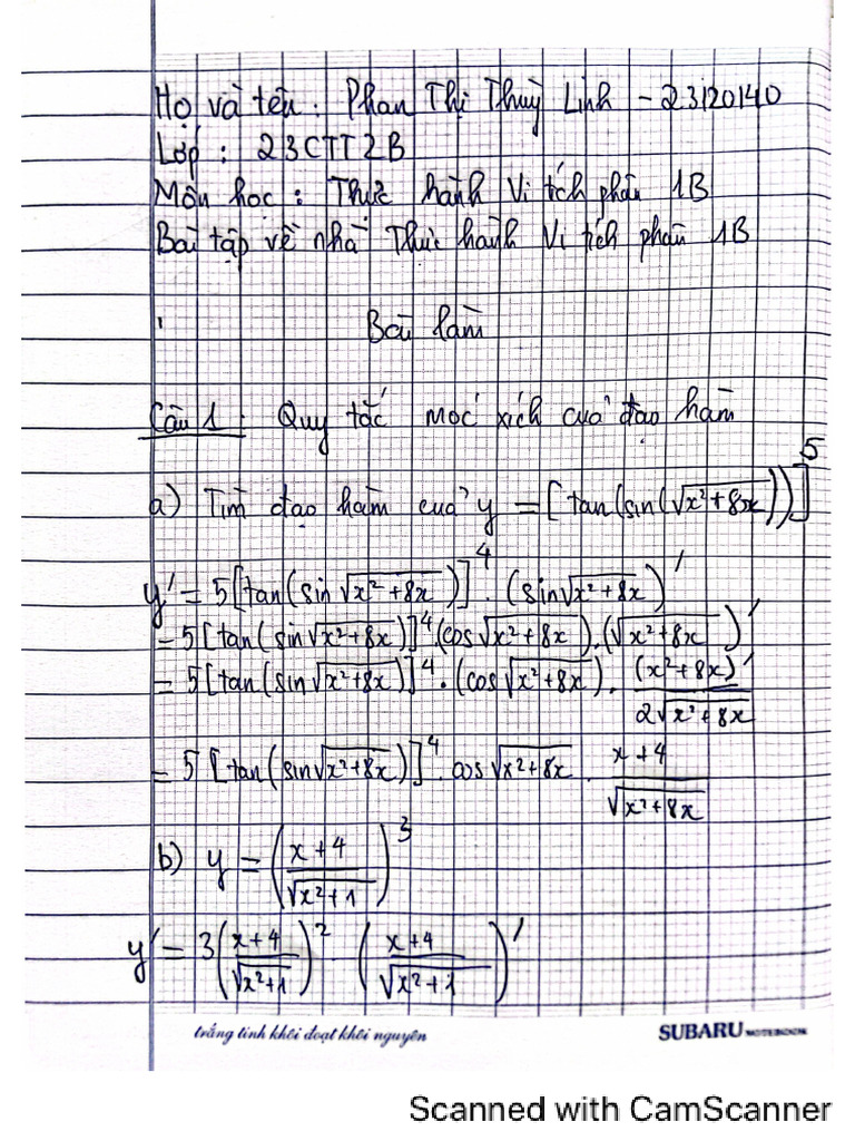 BTVN THVTP1B - Phan Thị Thuỳ Linh-23120140-23CTT2B | PDF