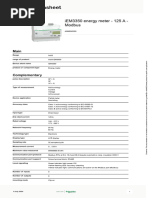 iEM3255 Energy Meter Datasheet | PDF | Electricity | Manufactured Goods
