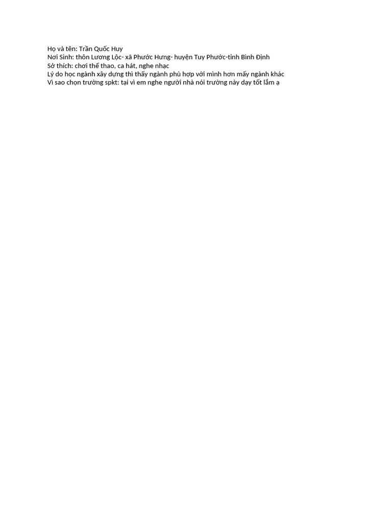 HoVaTen KiemTra 1 | PDF