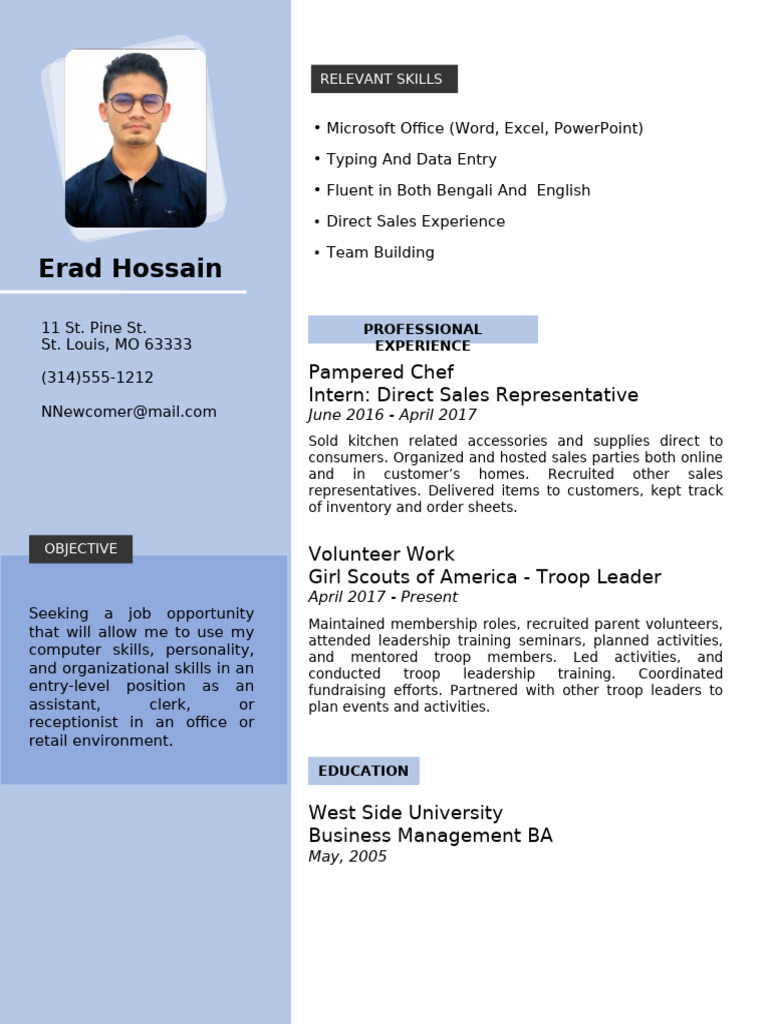 First Job Resume | PDF