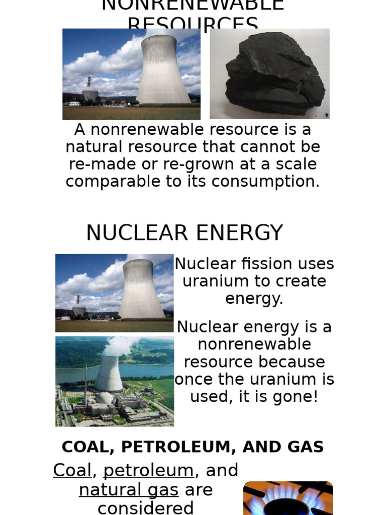 Nonrenewable Resources | PDF