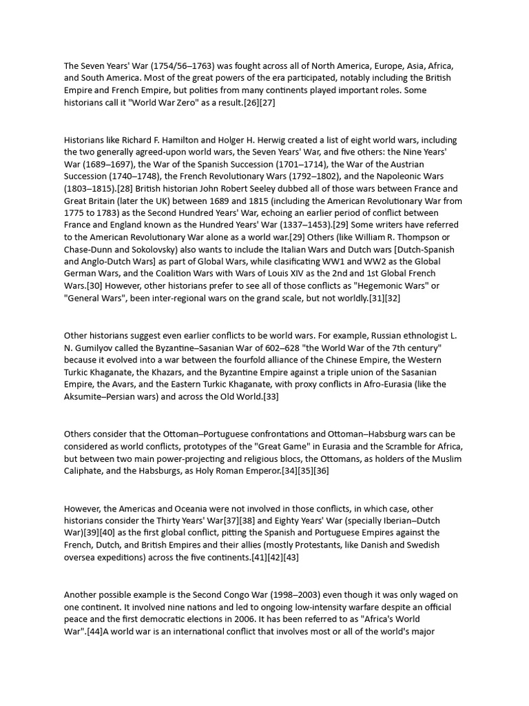 World War History-1 | PDF | World War | Military