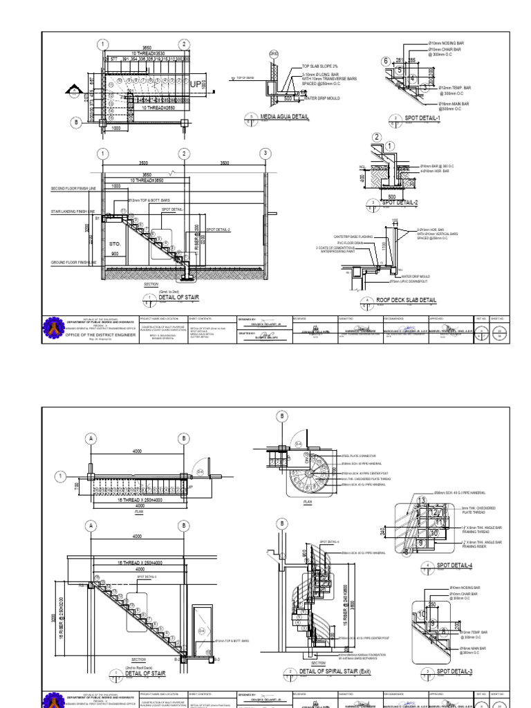 Detail 1 | PDF | Stairs | Architectural Elements