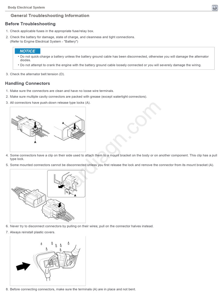 15.Body Electrical System | PDF | Electrical Connector | Fuse (Electrical)