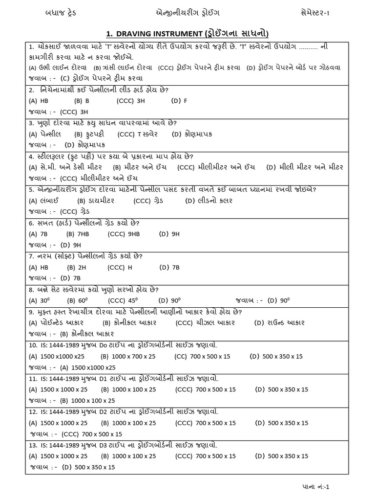 All MCQ Ed Gujrati | PDF