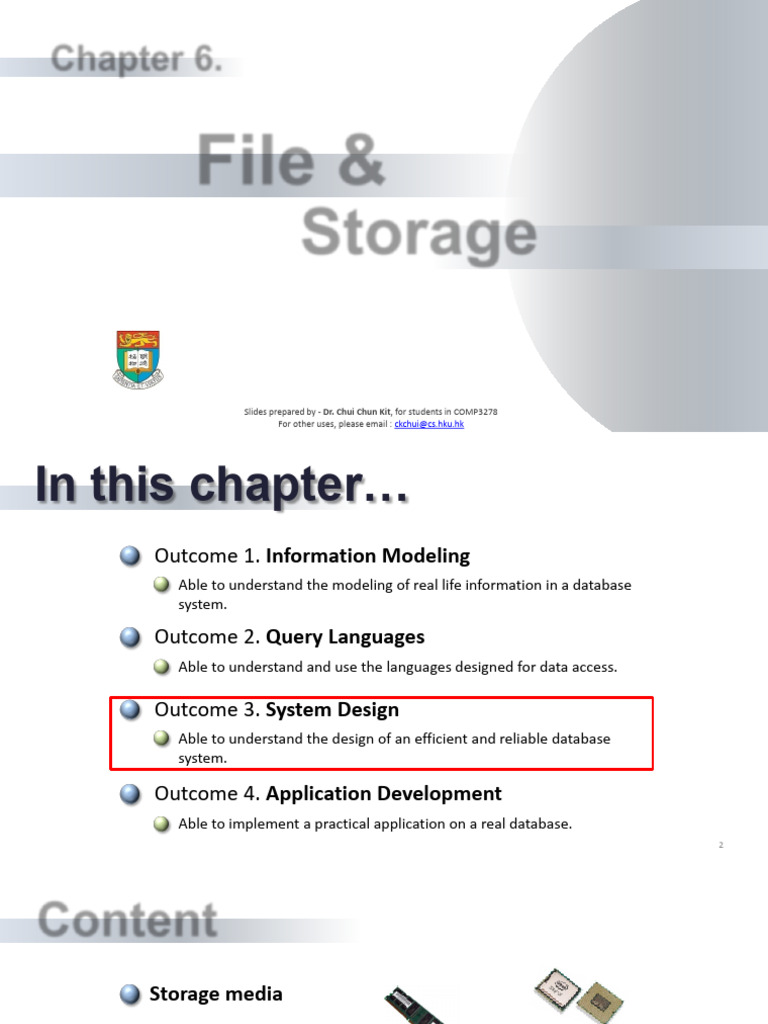 Chapter 6 - File - and - Storage | PDF | Computer Data Storage | Hard Disk Drive