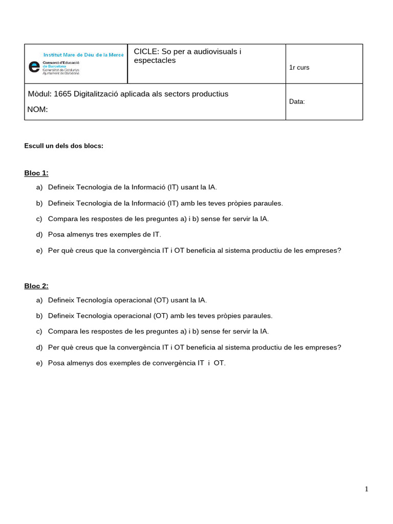 RA1 Examen Digitalització | PDF