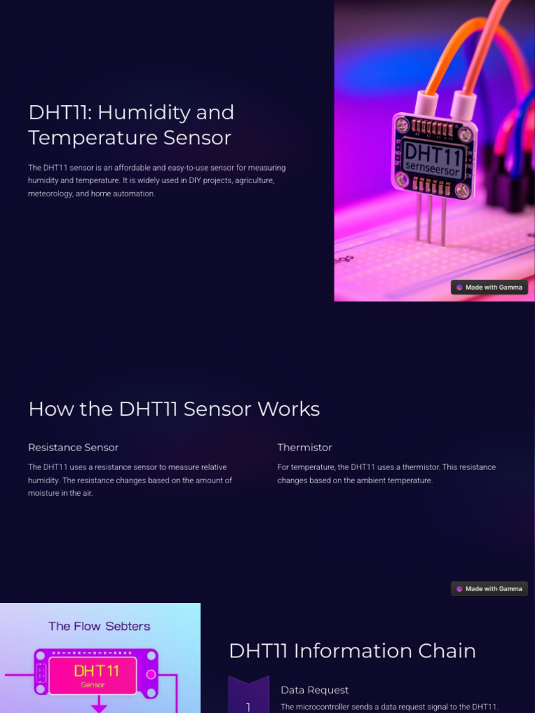 DHT11-Humidity-and-Temperature-Sensor | PDF