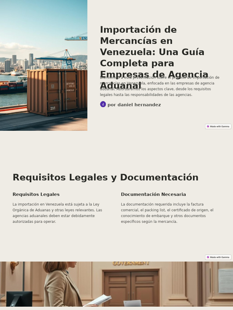 Guía de Importación en Venezuela para Aduanas | PDF | aduana | Comercio