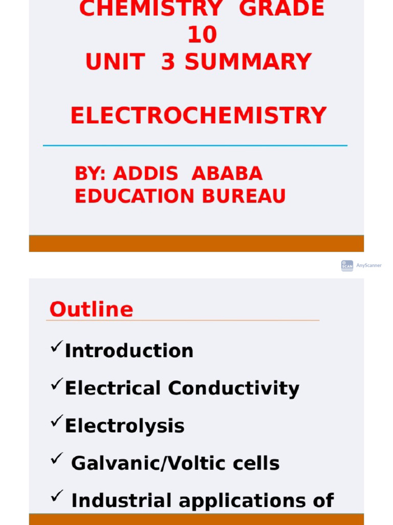 Chemistry Grade 10 Unit 3 Summary | PDF