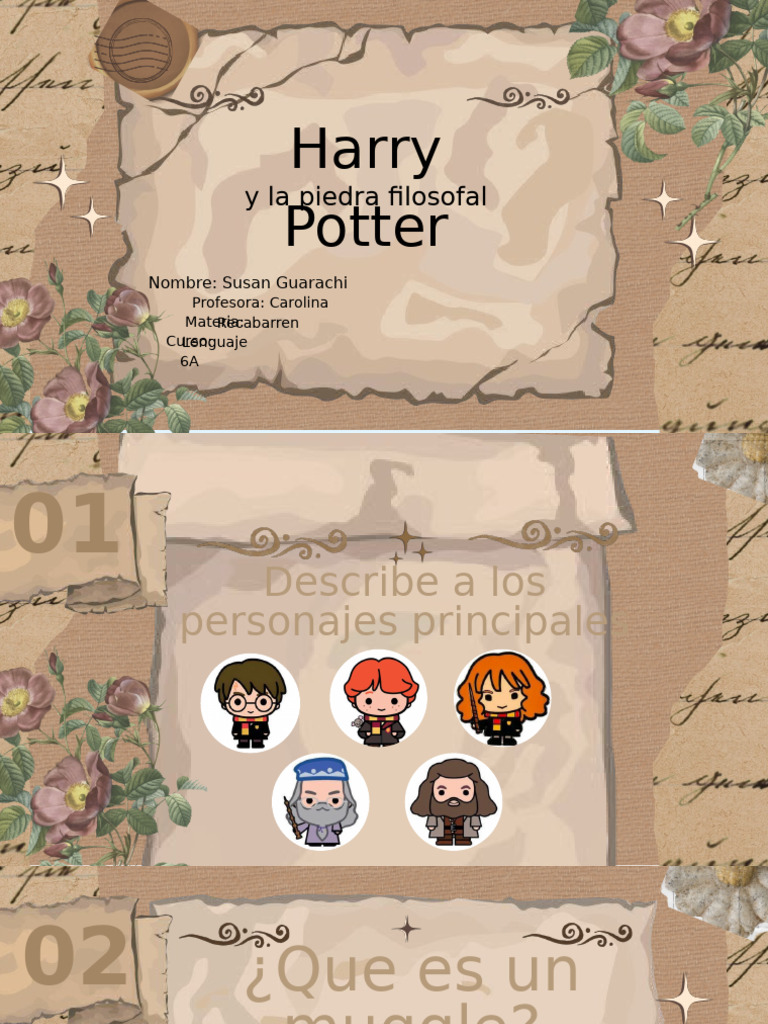 Harry Potter y La Piedra Filosofal | PDF