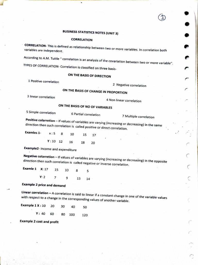 Unit 3 Correlation and Regression Theory | PDF | Regression Analysis | Dependent And Independent ...