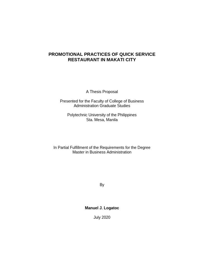 Thesis - Chapter 1 - SOP and Hypothesis | PDF