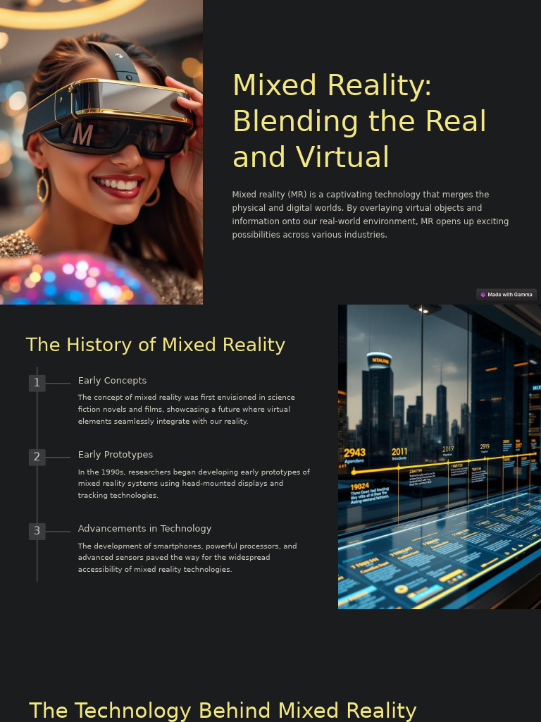 Mixed Reality Blending The Real and Virtual | PDF | Mixed Reality | Virtual Reality