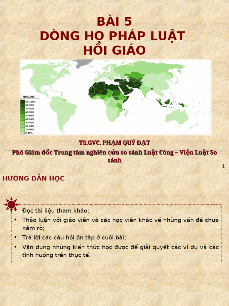 PP Chương 5 HTPL Hồi Giáo | PDF