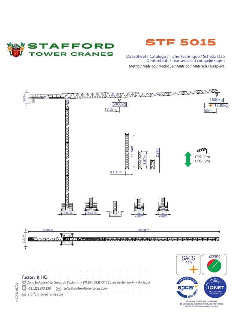 Stafford-STF-5015-Data-Sheet-Metric | PDF