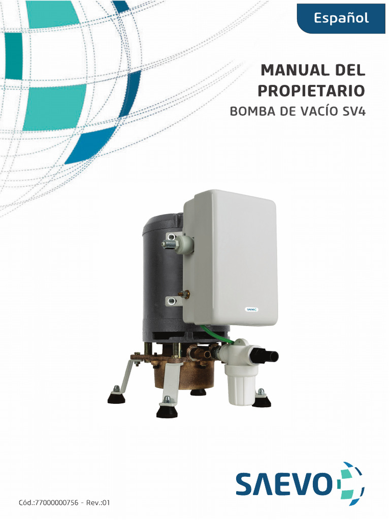 Bomba de Vacuo SV4_77000000756 | PDF | Agua | Bomba
