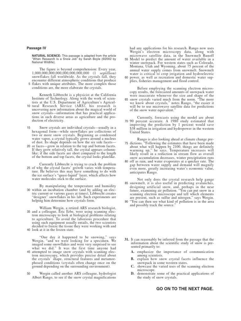 Reading Practice 11 - The Figure Is Beyond | PDF | Snow | Water
