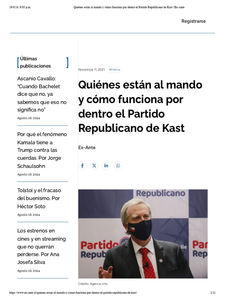 Quiénes Están Al Mando y Cómo Funciona Por Dentro El Partido ...