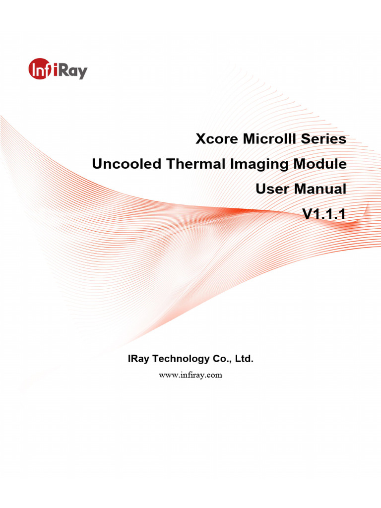 Xcore MicroIII Series Thermal Imaging Module User Manual V1.1.1 | PDF | Video | Electronics
