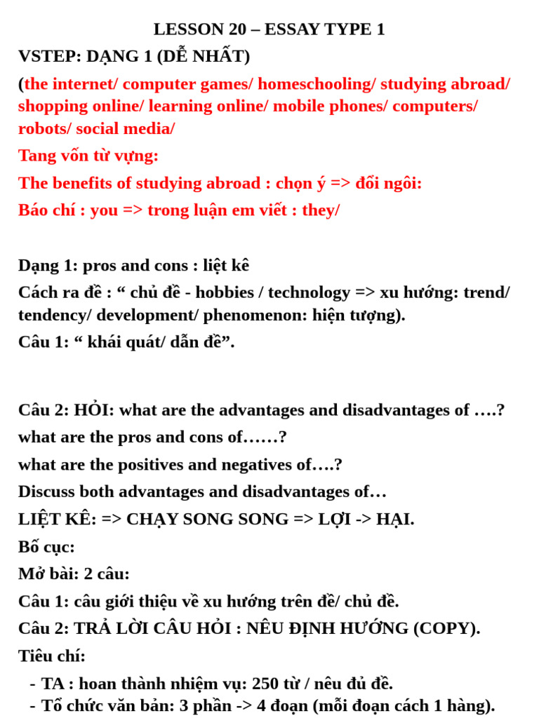 LESSON-20 | PDF | Vietnam