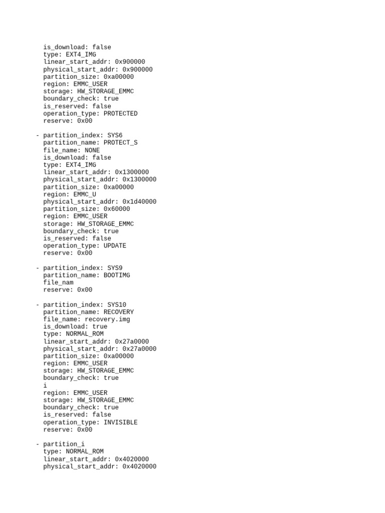 MT6592 Android Scatter | PDF