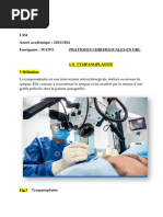 Myringoplastie : Techniques et Indications | PDF | Spécialités ...