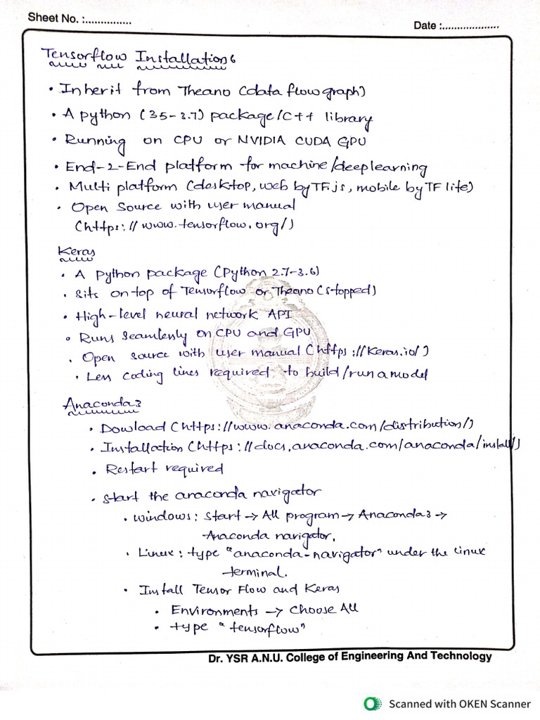 Tensorflow Lab | PDF