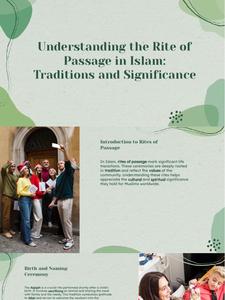 Slidesgo Understanding The Rite of Passage in Islam Traditions and ...