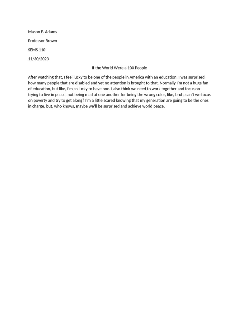 100 peopel | PDF
